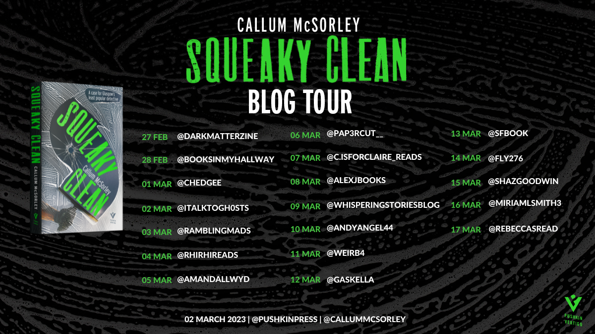 SQUEAKY CLEAN blog tour