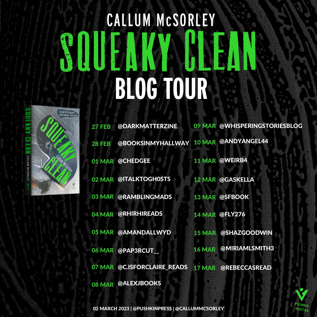 SQUEAKY CLEAN blog tour